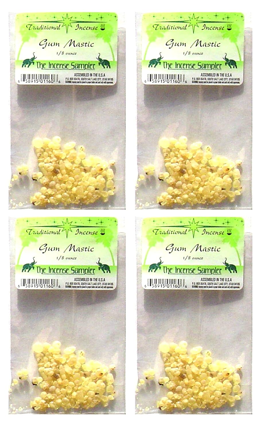 Amazon.com: Gum Mastic Incense Packaged in 3"x5" Bags - Sold in ...
