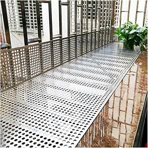 Amazon.com: 304 Stainless Steel Perforated Metal Sheets - Mesh Screen ...