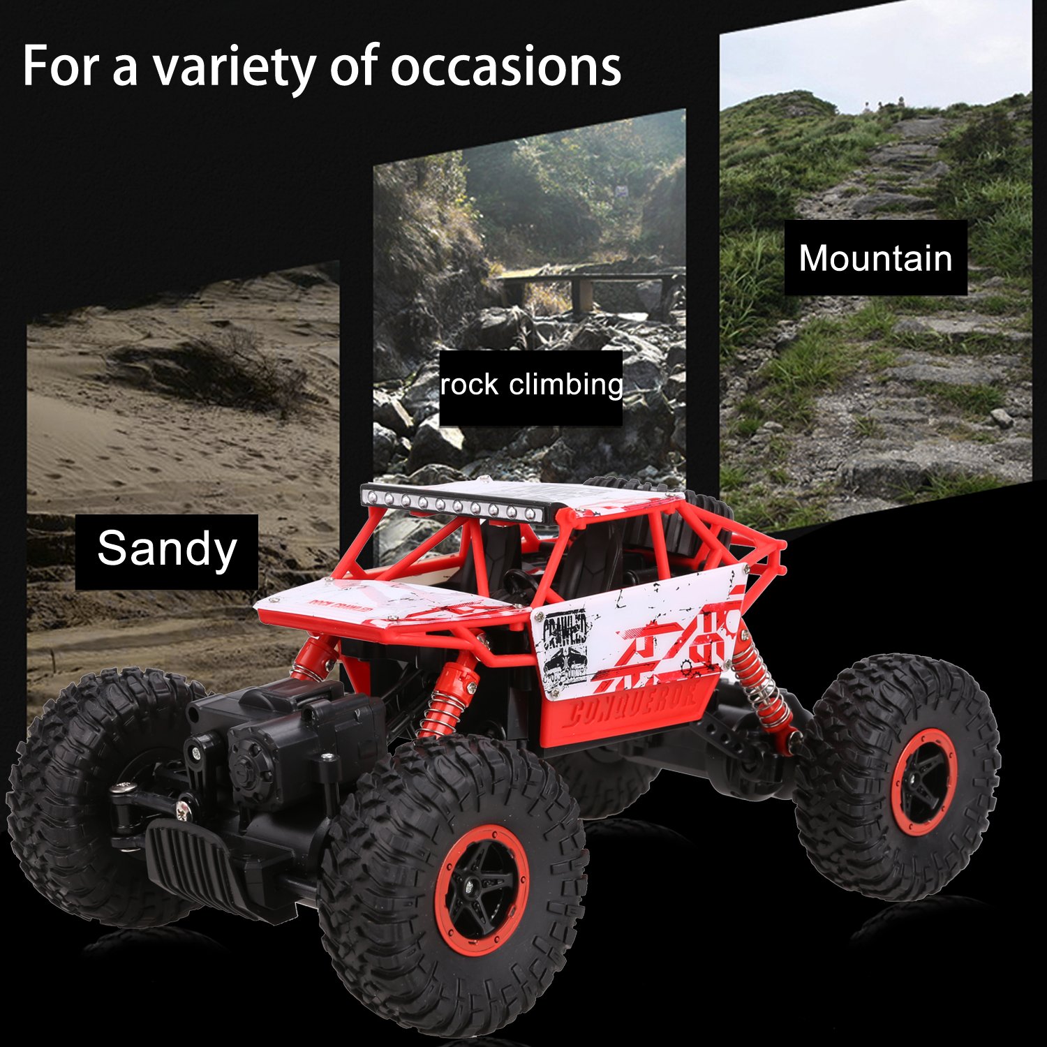 Rock Climber Cars Storio Remote Control Rock Crawler | High Speed 1:18