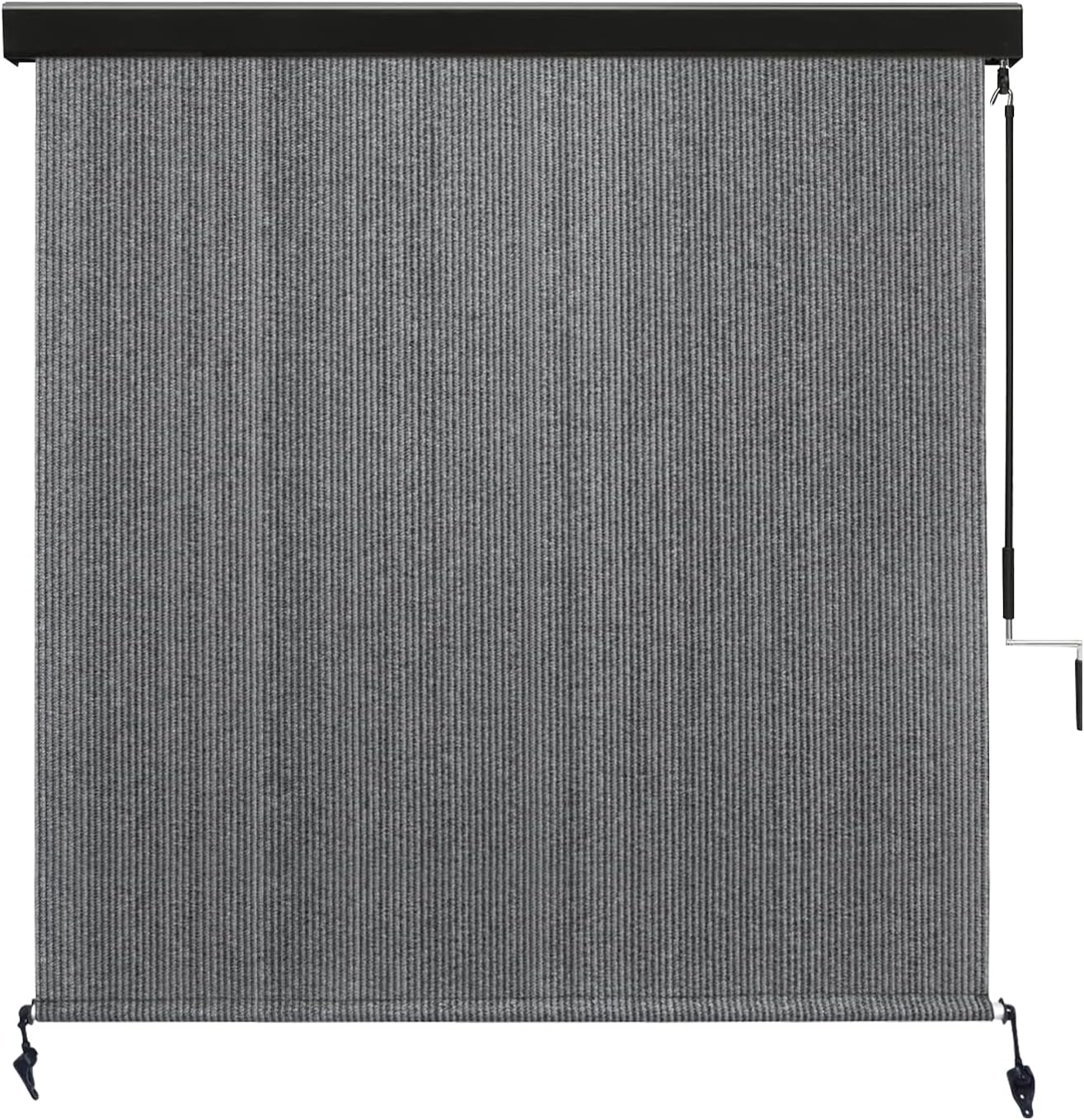 Amazon.com : PHI VILLA Outdoor Roller Sun Shade, Patio Cordless Blinds ...