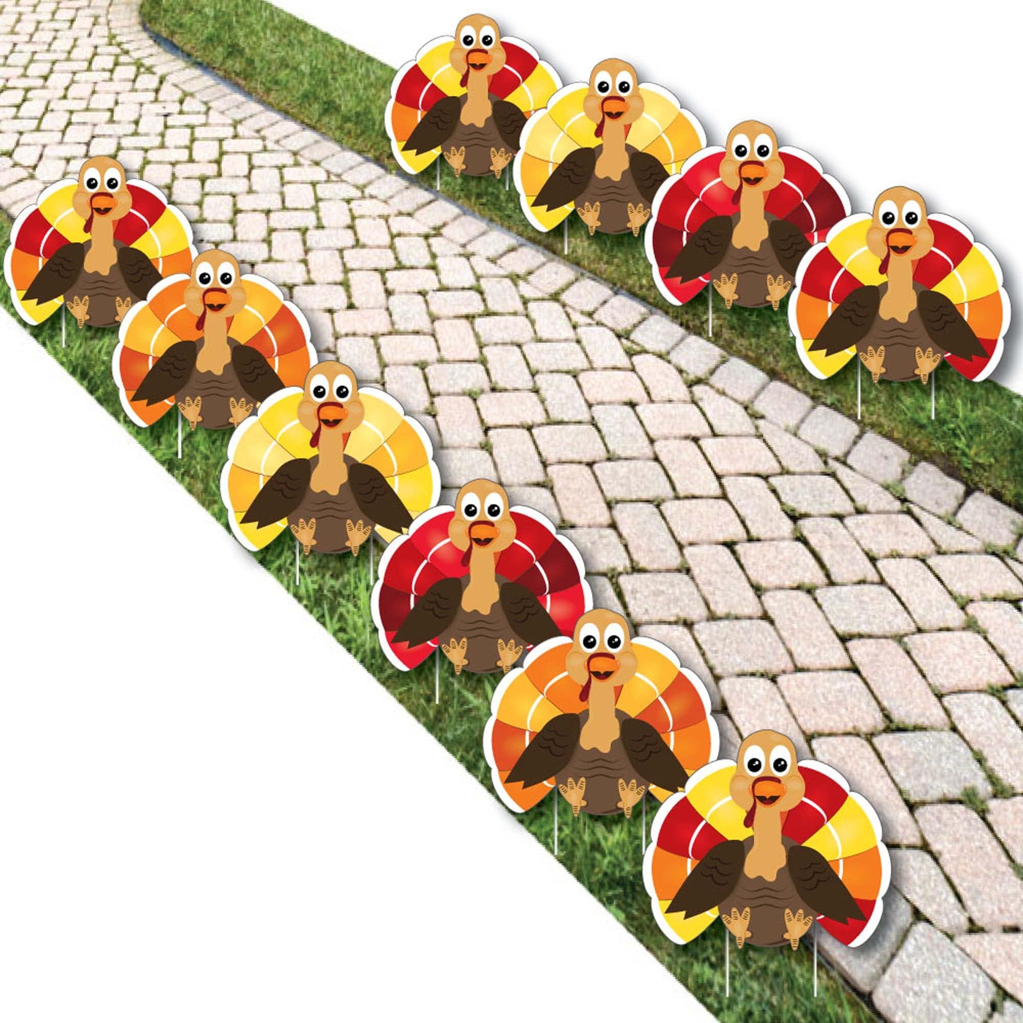 Amazon.com : Fanboxk Thanksgiving Yard Decorations Outdoor,11Pcs ...