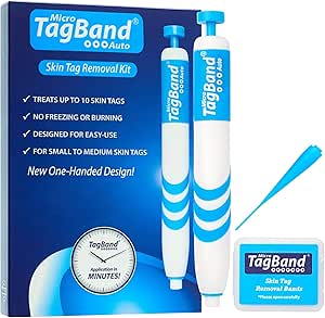 Auto Tagband Skin Tag Removal Kit, Fast Effective & Safe Remover Small ...