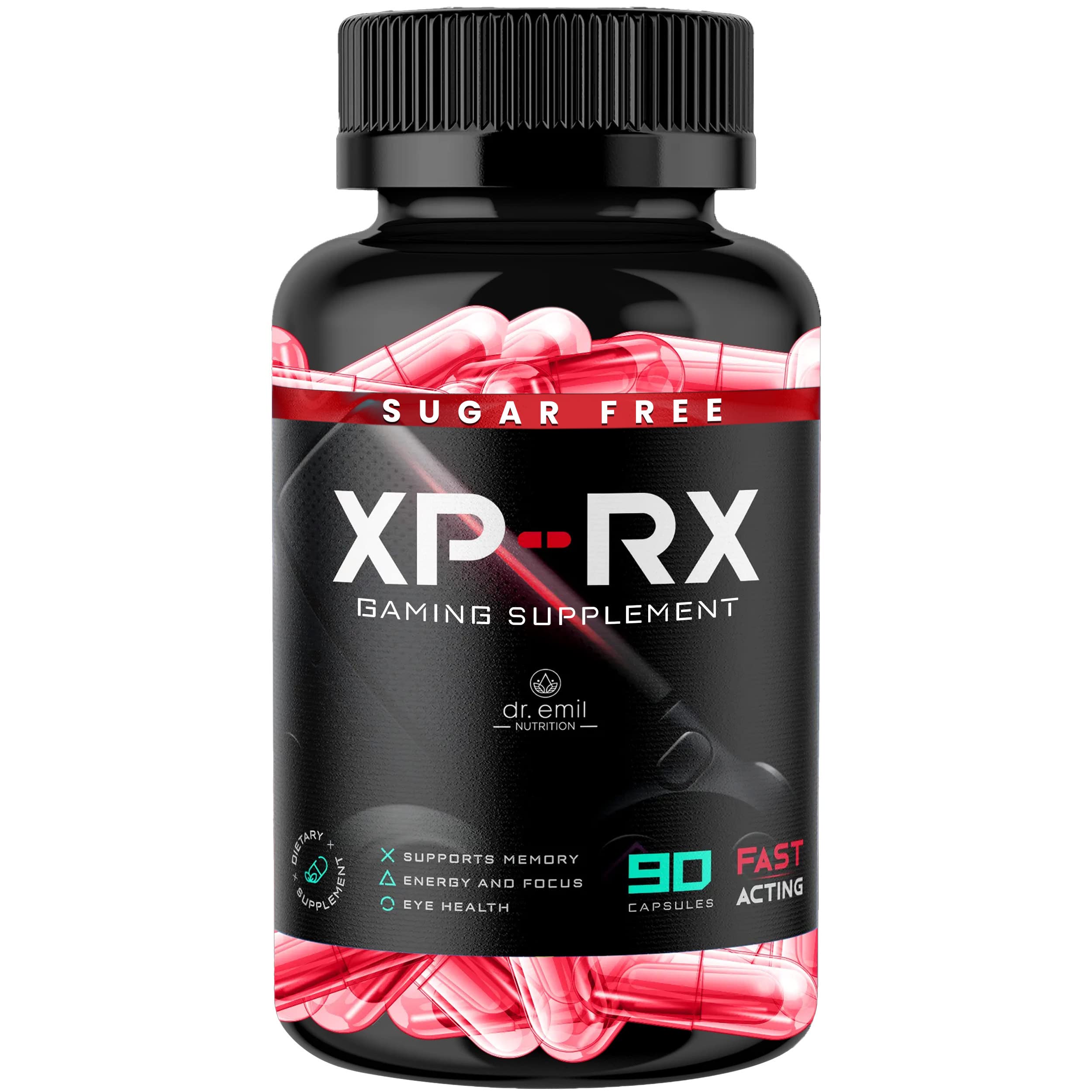 Amazon.com: XP-RX Gamer Supplement for Energy, Focus & Endurance - Zero ...
