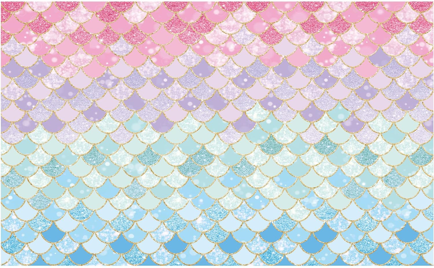 Amazon.com : Allenjoy Soft Pastle Mermaid Scales Backdrop for ...