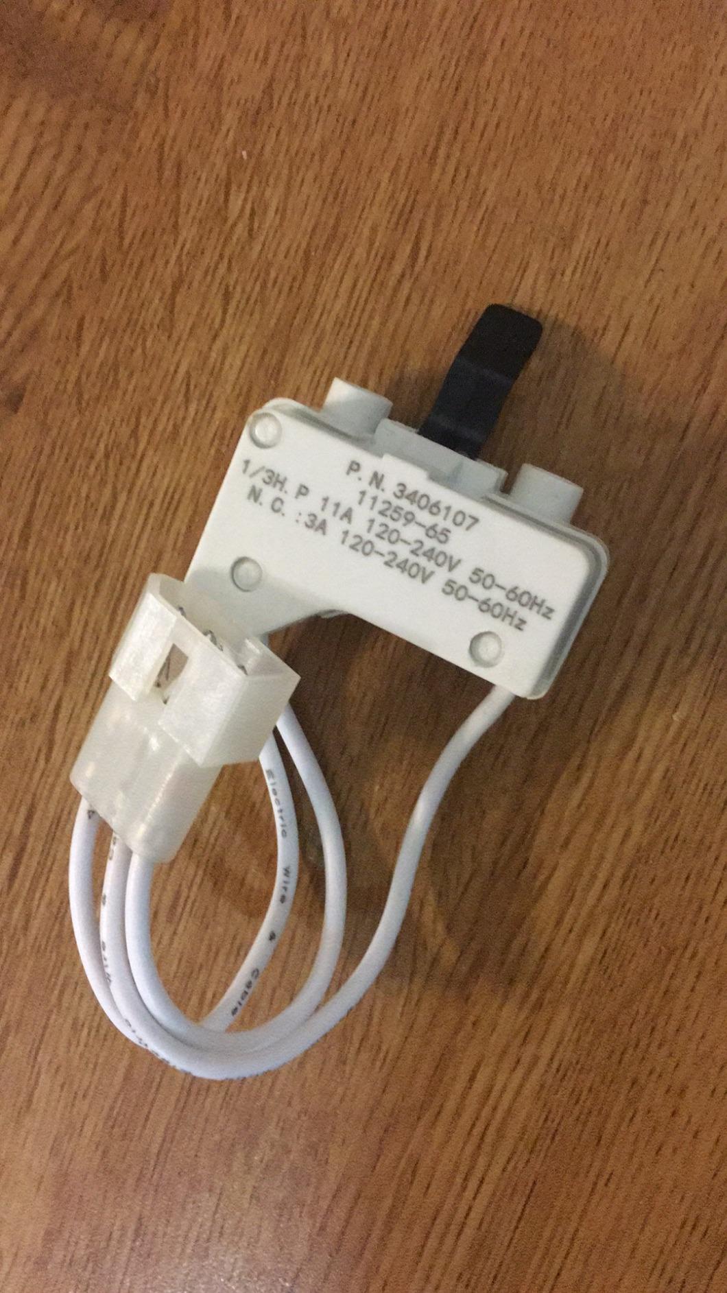 Amazon.com: Rayhoor 3406107 Dryer Door Switch Replacement for Whirlpool ...