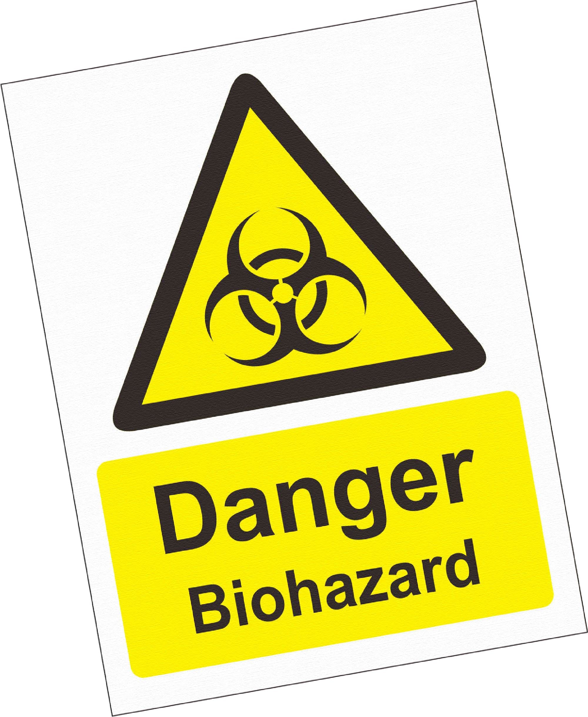 Sticker Warning 1x Warning Signs Danger Biohazard Safety Sign 7 ...