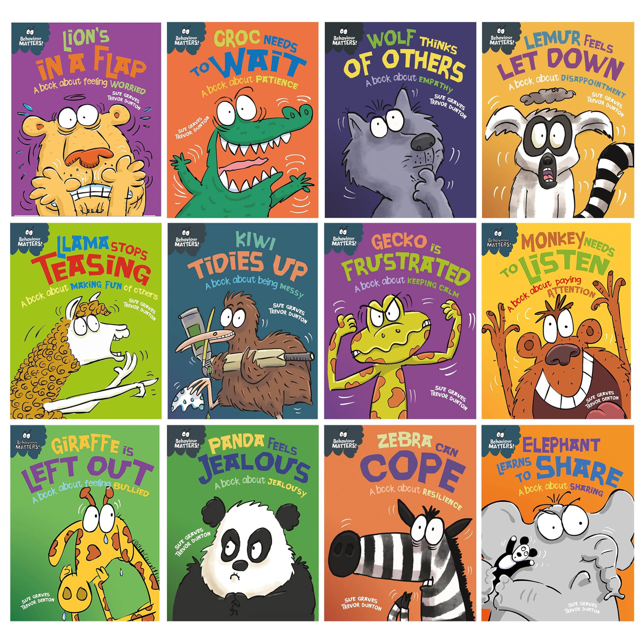 Behaviour Matters 12 Books Collection Set ( Elephant Learns To Share ...