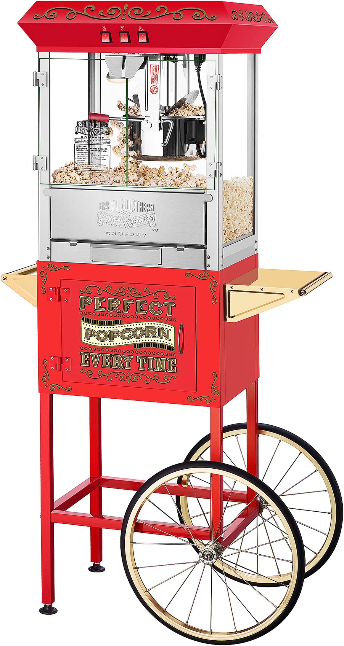 Amazon.com: VEVOR Commercial Popcorn Machine, 8 Oz Kettle, 850 W ...