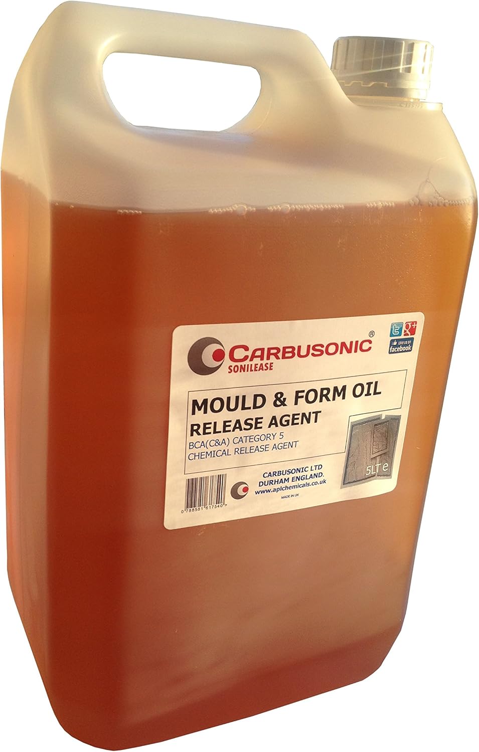 Mould Release Oil 5Lt for Easy Release from All Types of Concrete ...