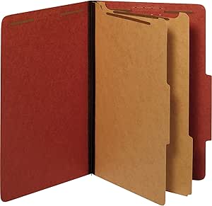 Pendaflex File Folders, Classification Organizers, 2 Dividers, 2/5 Cut ...