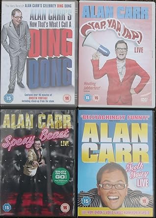 ALAN CARR DVD COLLECTION - TOOTH FAIRY LIVE / YAP YAP YAP LIVE / SPEXY ...