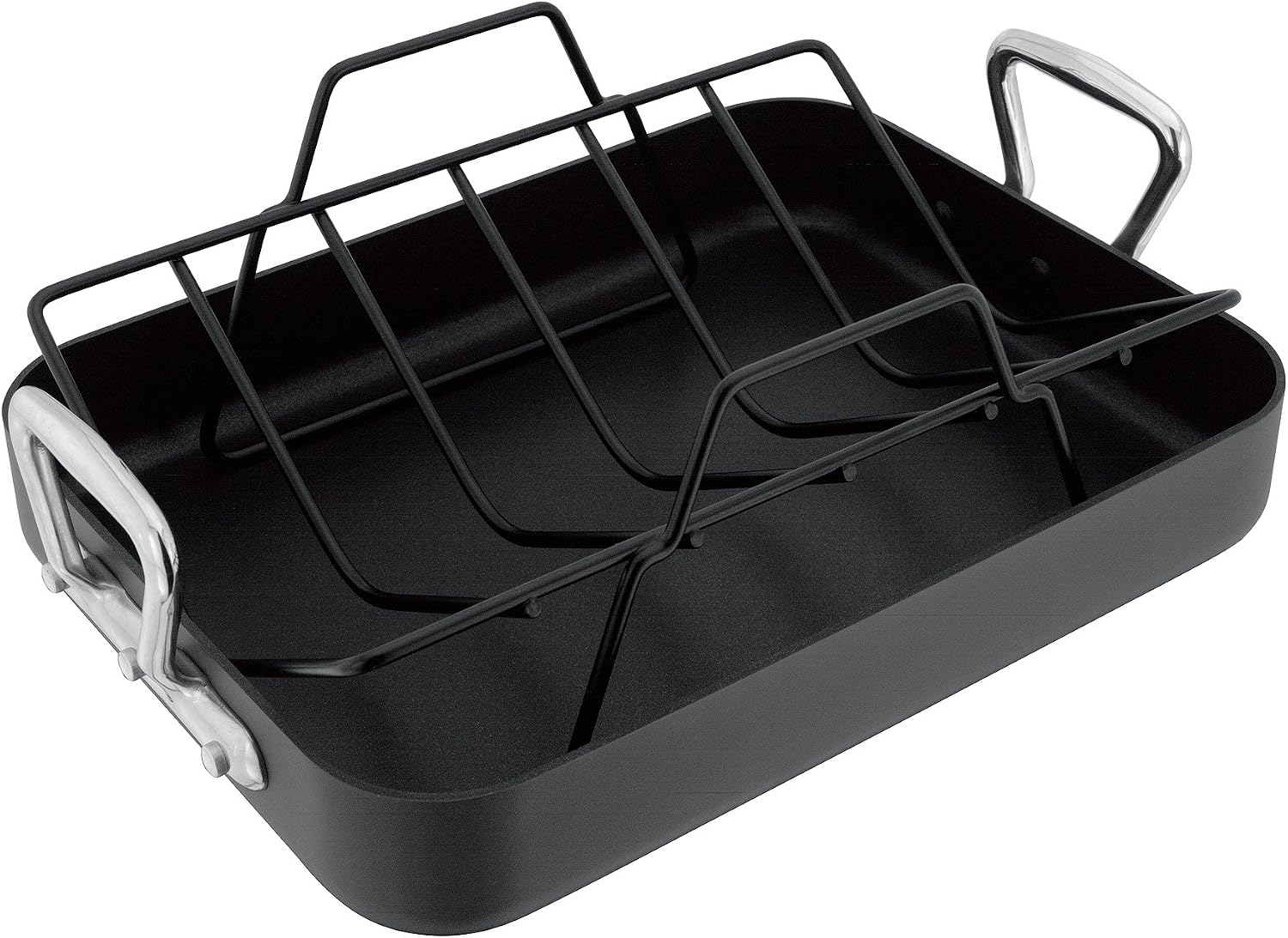 Stellar Roasting Pan, Black, 36 x 27 cm : Amazon.co.uk: Home & Kitchen