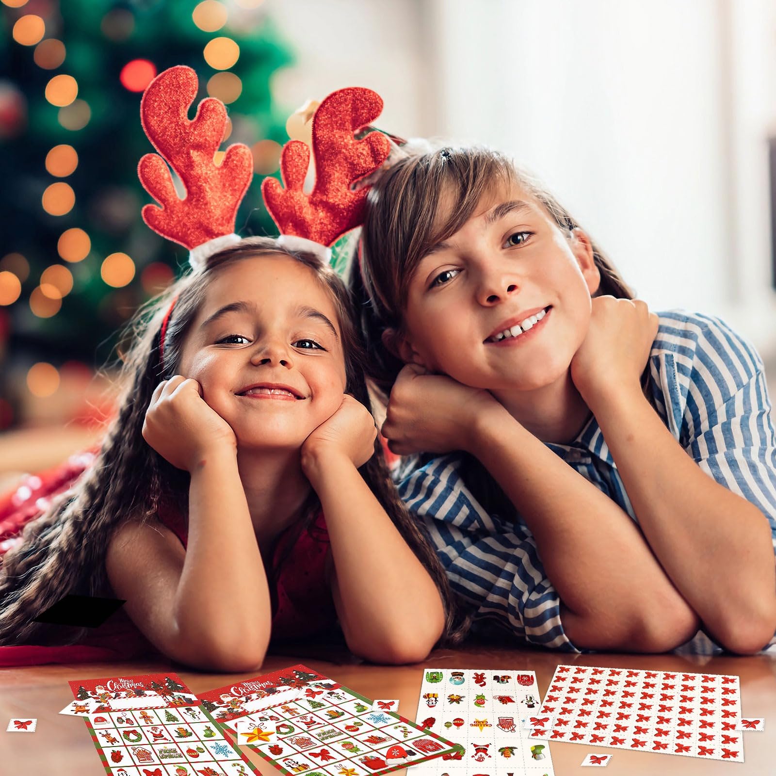 Snapklik.com : 24 Players Christmas Party Games, Xmas Card Games Card ...