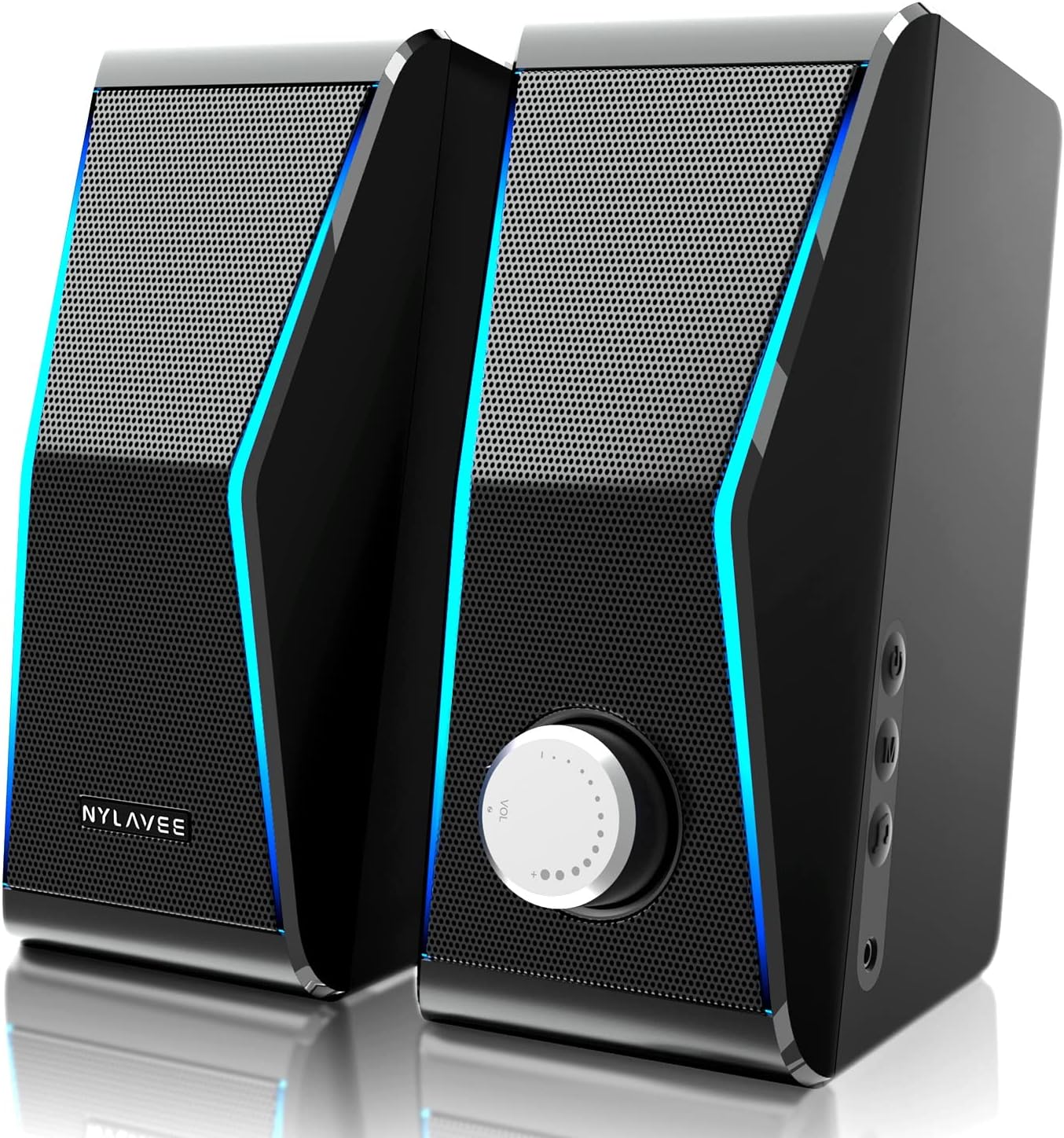 Computer Speakers, Dynamic PC Speakers, Bluetooth 5.0 HiFi Computer ...