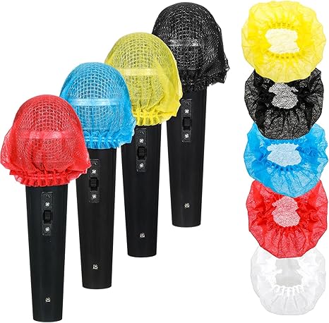 Amazon.com: Microphone Cover, 200 Pcs Disposable Mic Covers for ...
