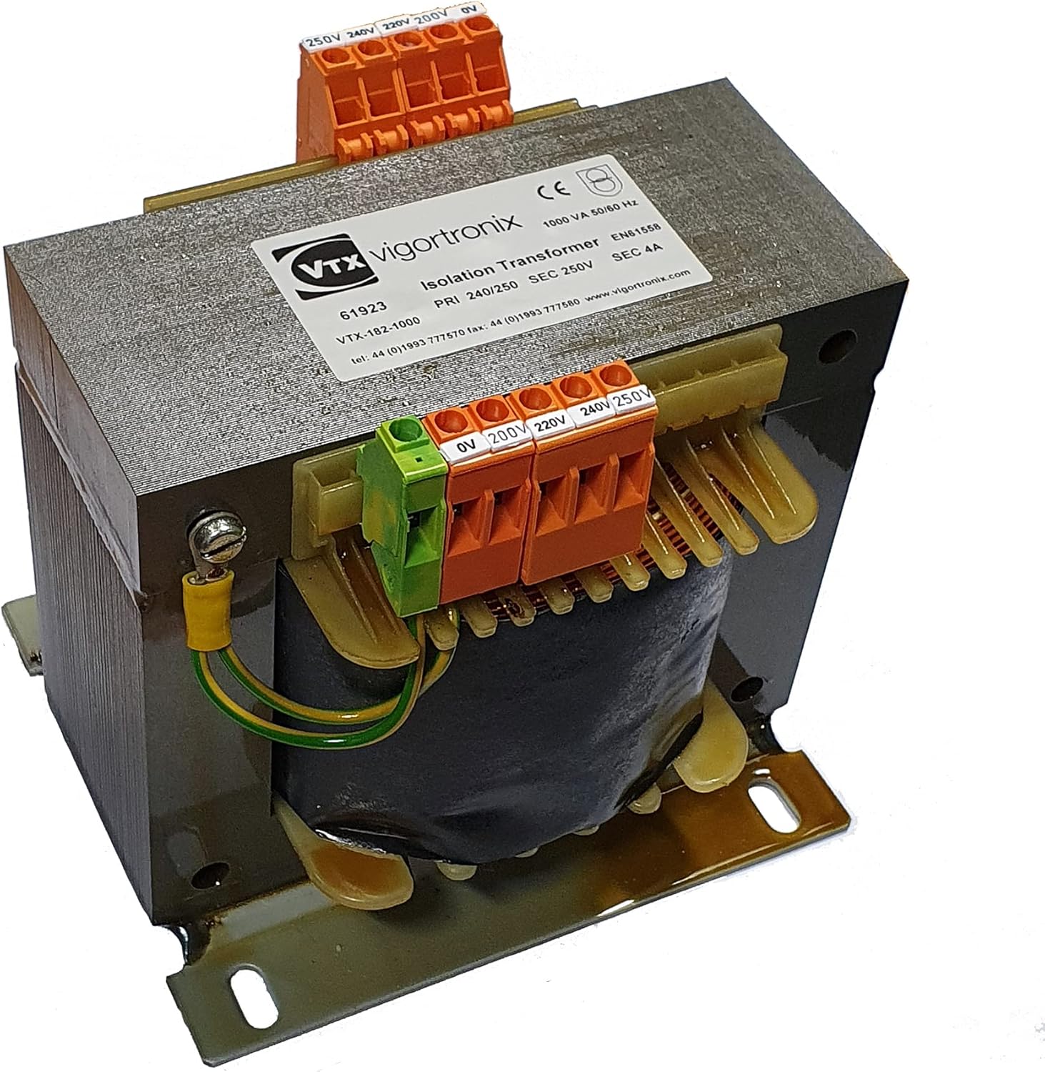 VIGORTRONIX 250 VA Isolation Transformer 0-115-230 V : 0-200-220-240 ...