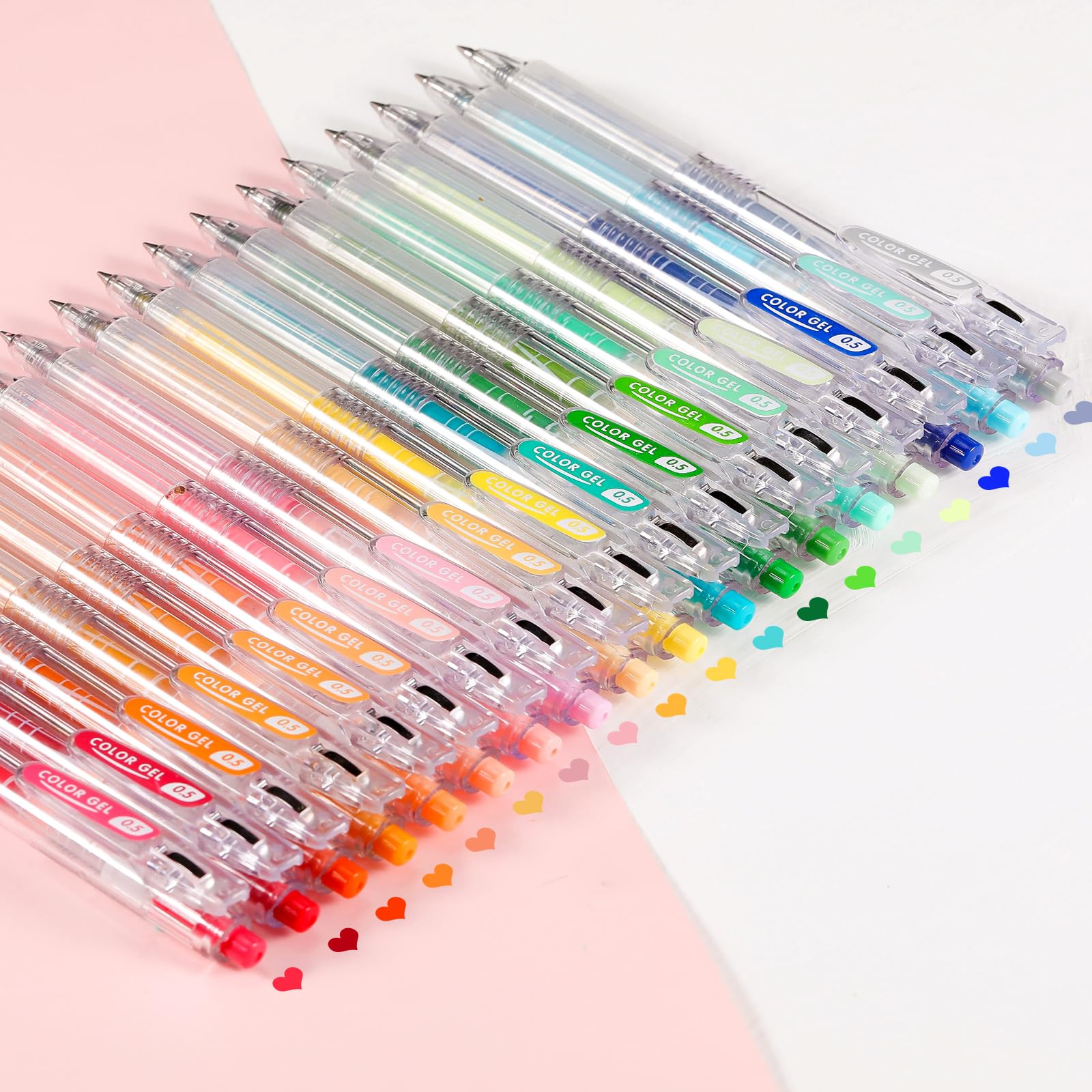 Amazon.com : RIANCY Gel Pens fine point smooth writing pens gel pens ...