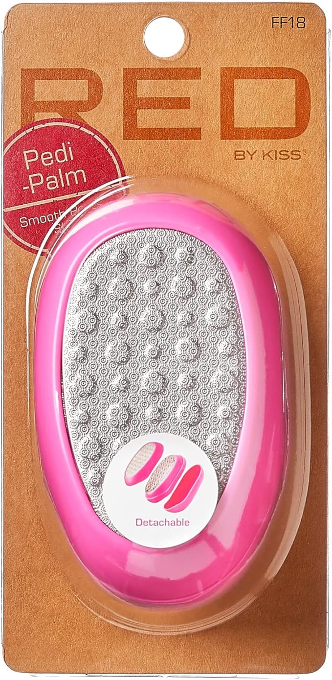 Amazon.com : RED by Kiss Stainless Steel Ped Egg Foot File 2 in-1 ...