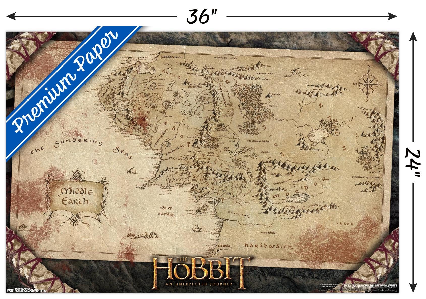 The Hobbit Map Wallpaper Arda, The Silmarillion, The Hobbit, The Lord