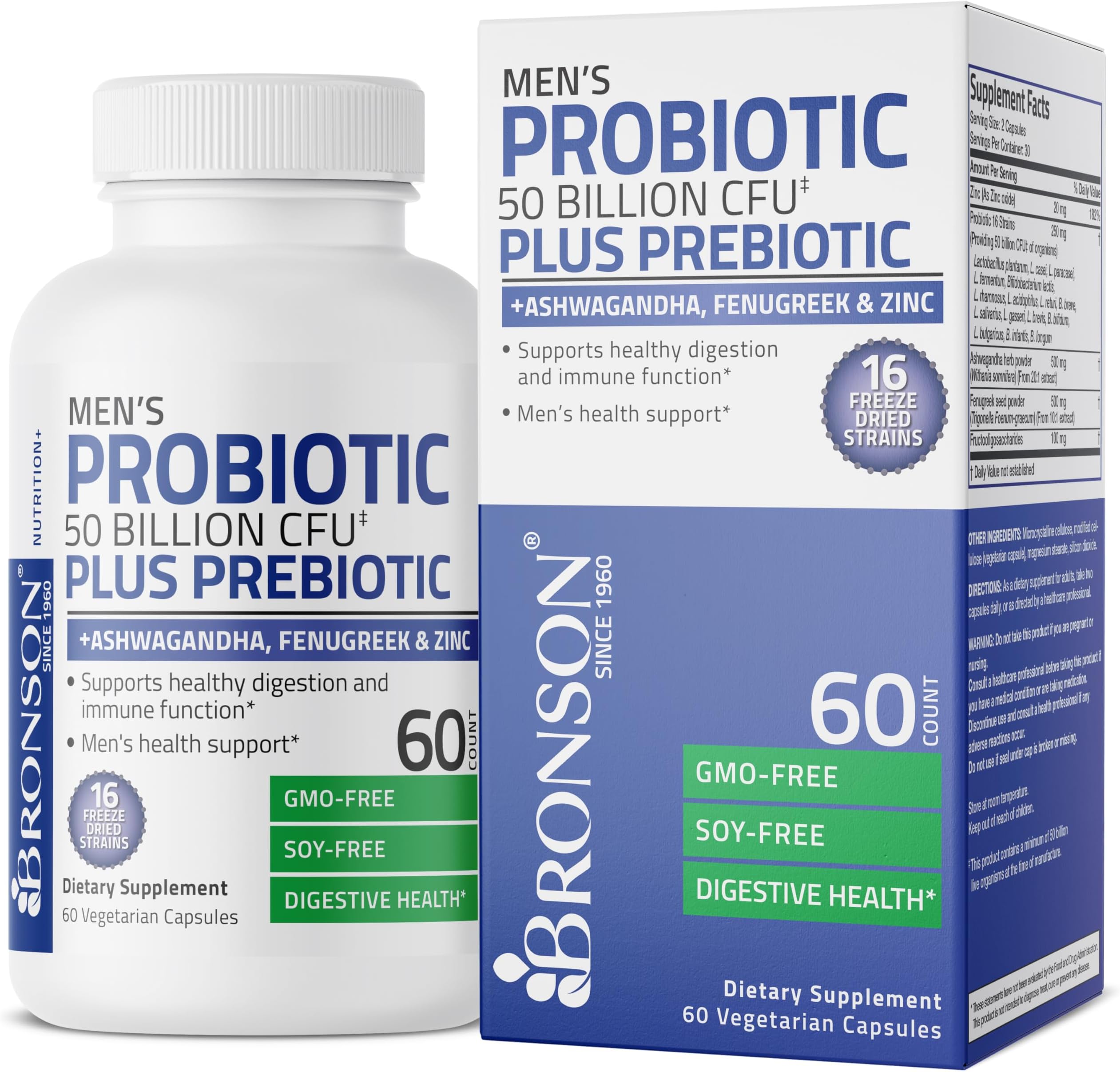 Amazon.com: Probiogen Stress & Mood Balance Probiotic Ashwagandha ...