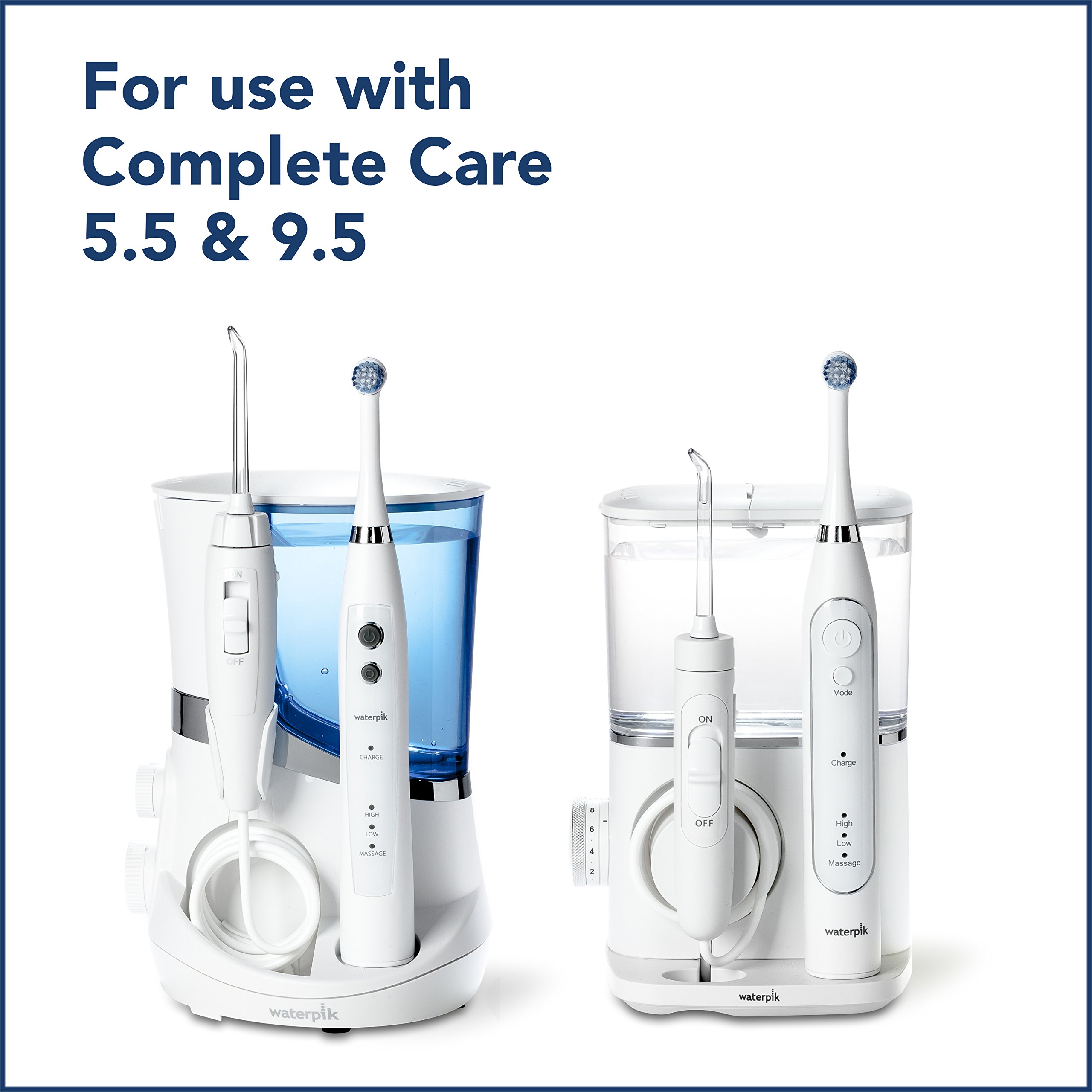 Snapklik.com : Waterpik Triple Clean Replacement Brush Heads, White ...