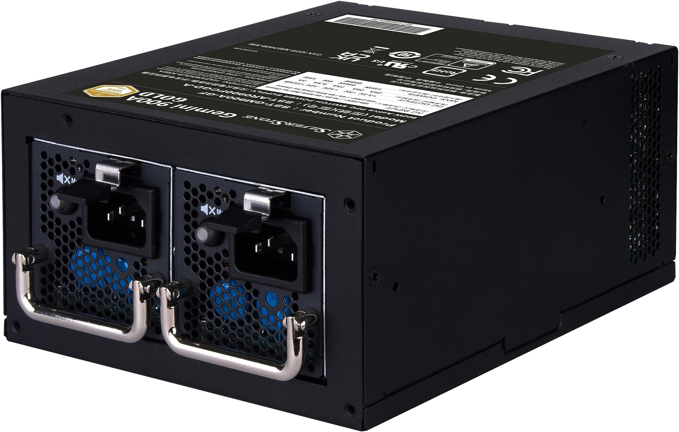 Amazon.com: SilverStone Technology Gemini 900A Gold Cybenetics 900W ATX ...
