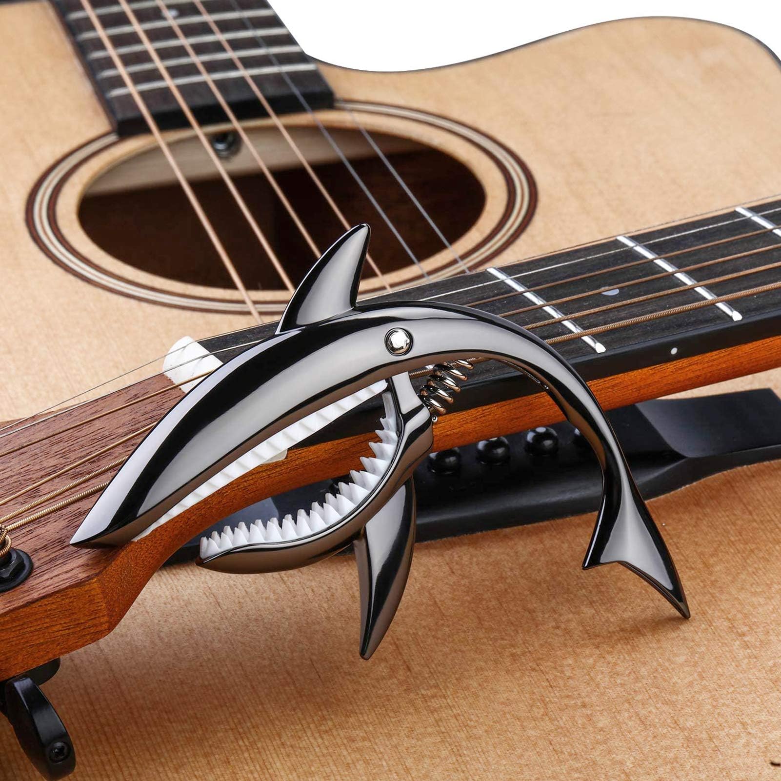 Amazon.com: Shark Guitar Capo Pretty Cool Capo for Electric Acoustic ...