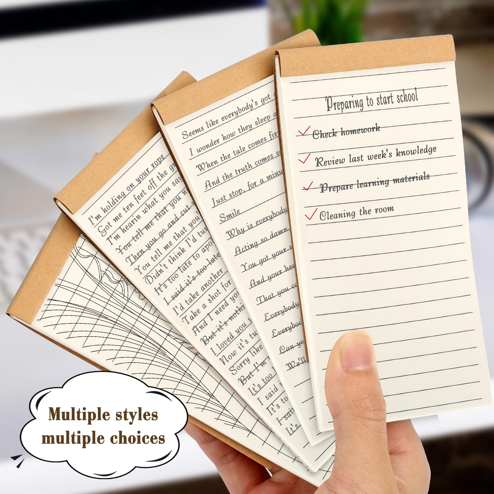 Snapklik.com : NatureTouch Small Notepads Portable Field Notes, 4 Pack ...