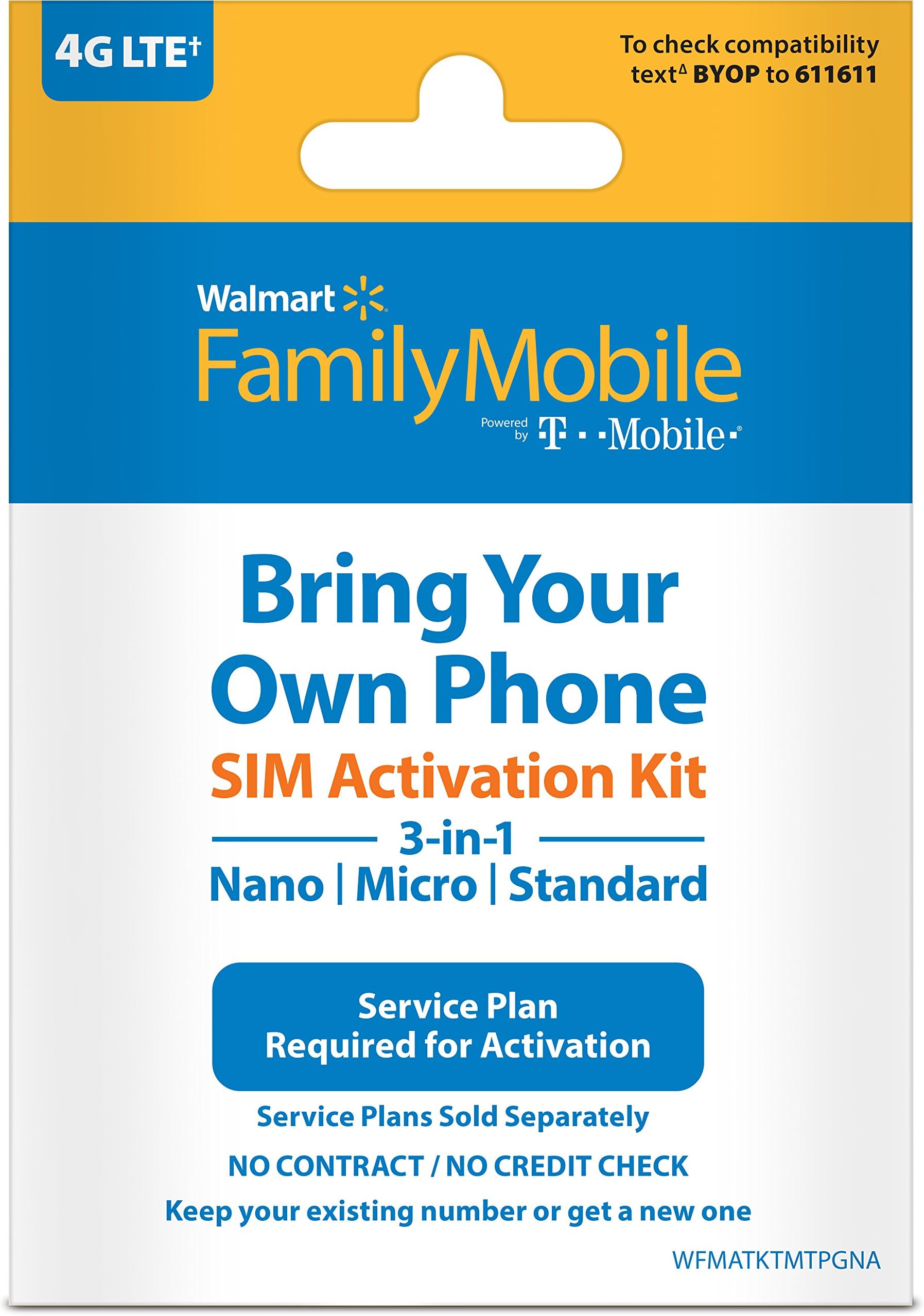 Amazon.com: Walmart Family Mobile Sim Kit : Cell Phones & Accessories