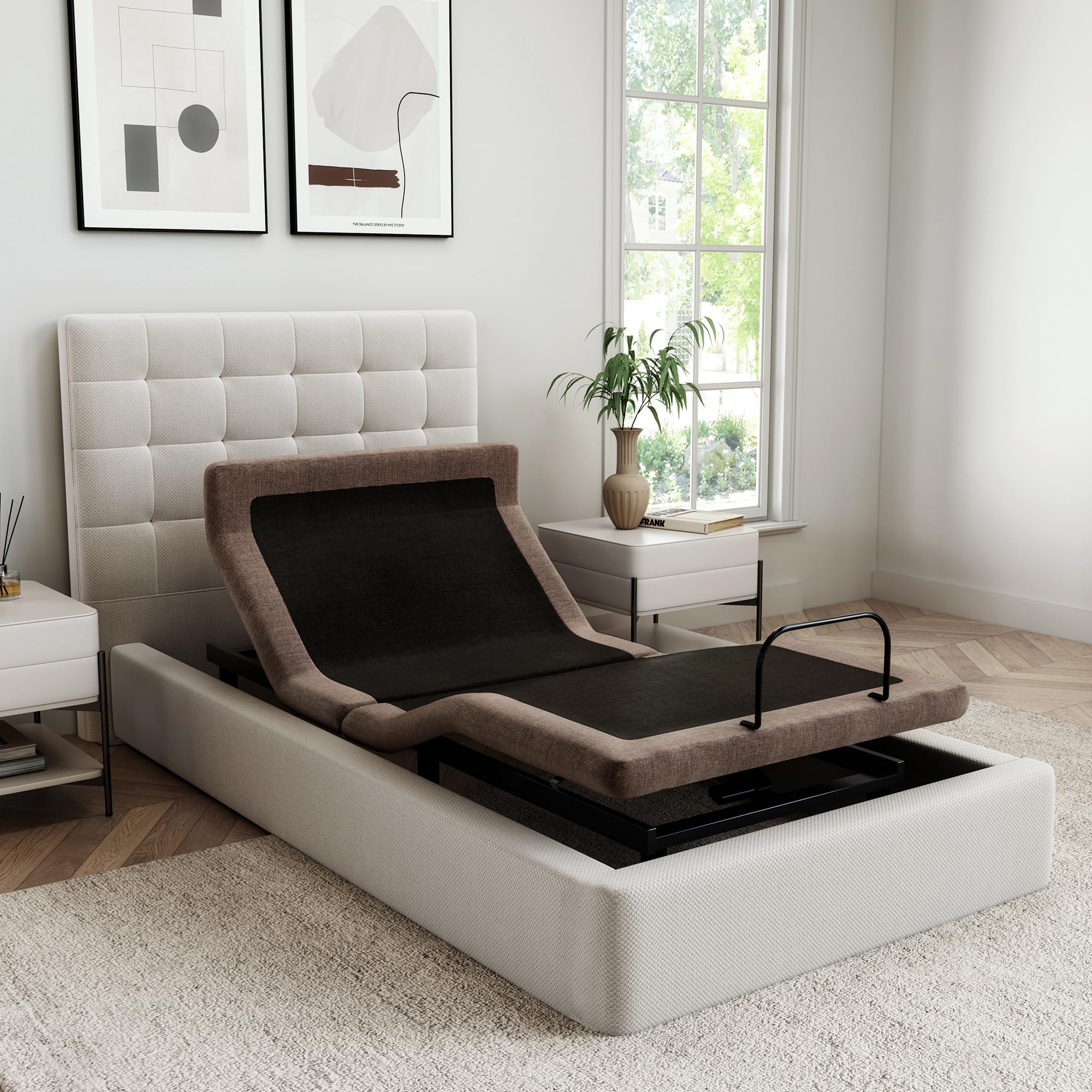 Amazon.com: LIKIMIO Adjustable Base Twin XL Bed Frame with Massage, Pillow-Tilt, Head & Foot ...