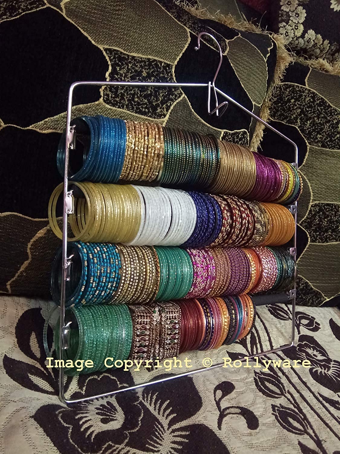 ROLLYWARE Stainless steel Bangle Hanger for Storage/Wall/Dressing Table ...