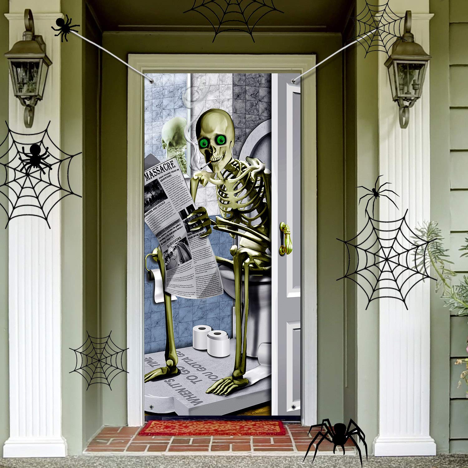 Halloween Skeleton Door Decorations