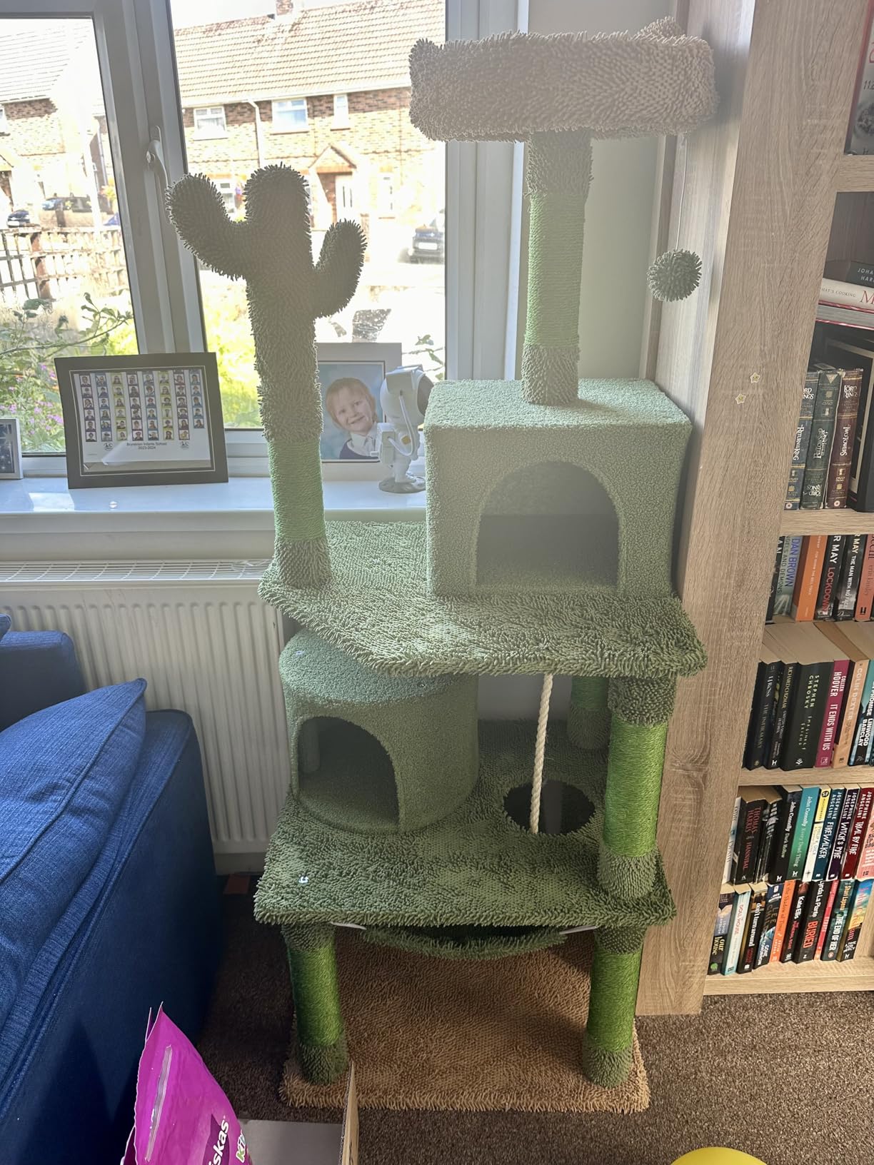 Yaheetech Cactus Cat Tree, Large Cat Tower for Indoor Cats, Multi-level ...