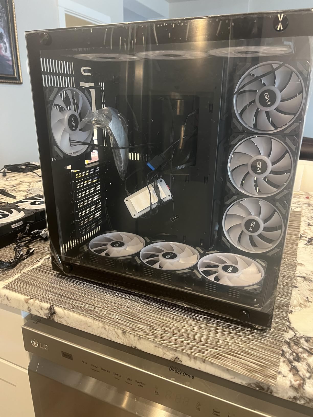 $27/mo - Finance GIM ATX Mid-Tower PC Case Black 10 Pre-Installed 120mm ...