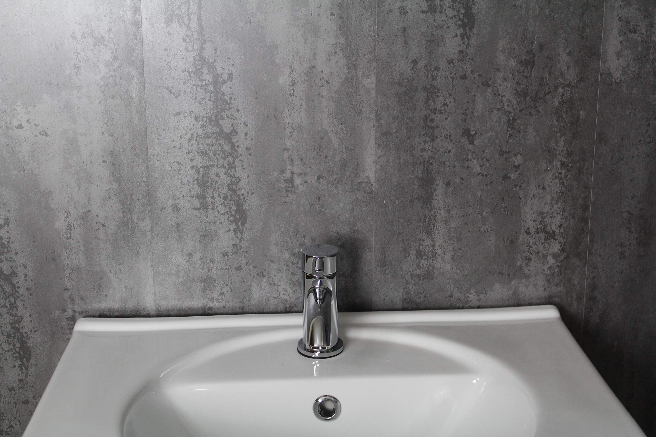 The Cladding Store Loft Concrete 250mm Wide x 2.6m Long x 5mm Deep ...