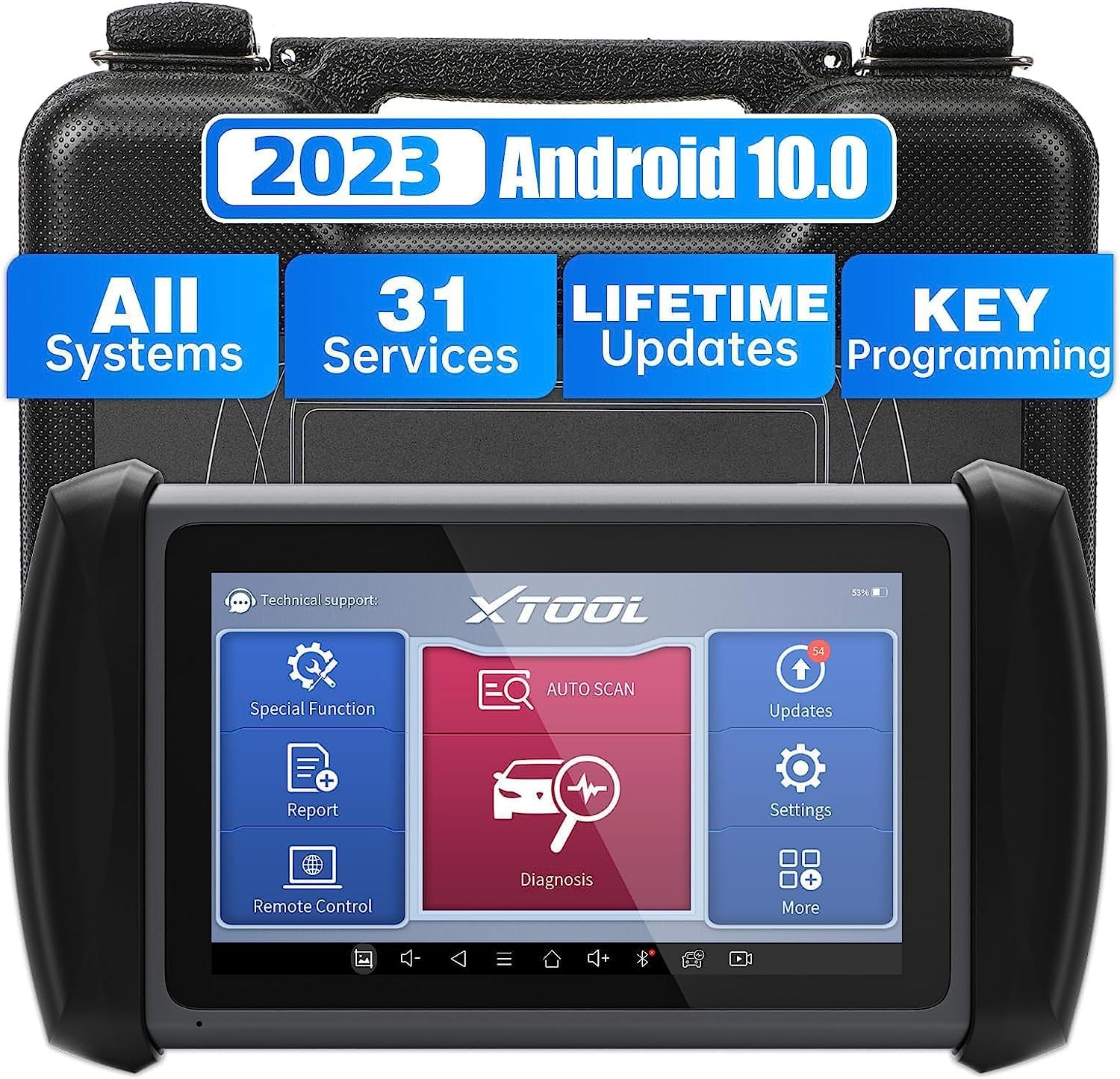 XTOOL InPlus IP616 Car Diagnostic Scan Tool, Obd2 Code Reader with ...