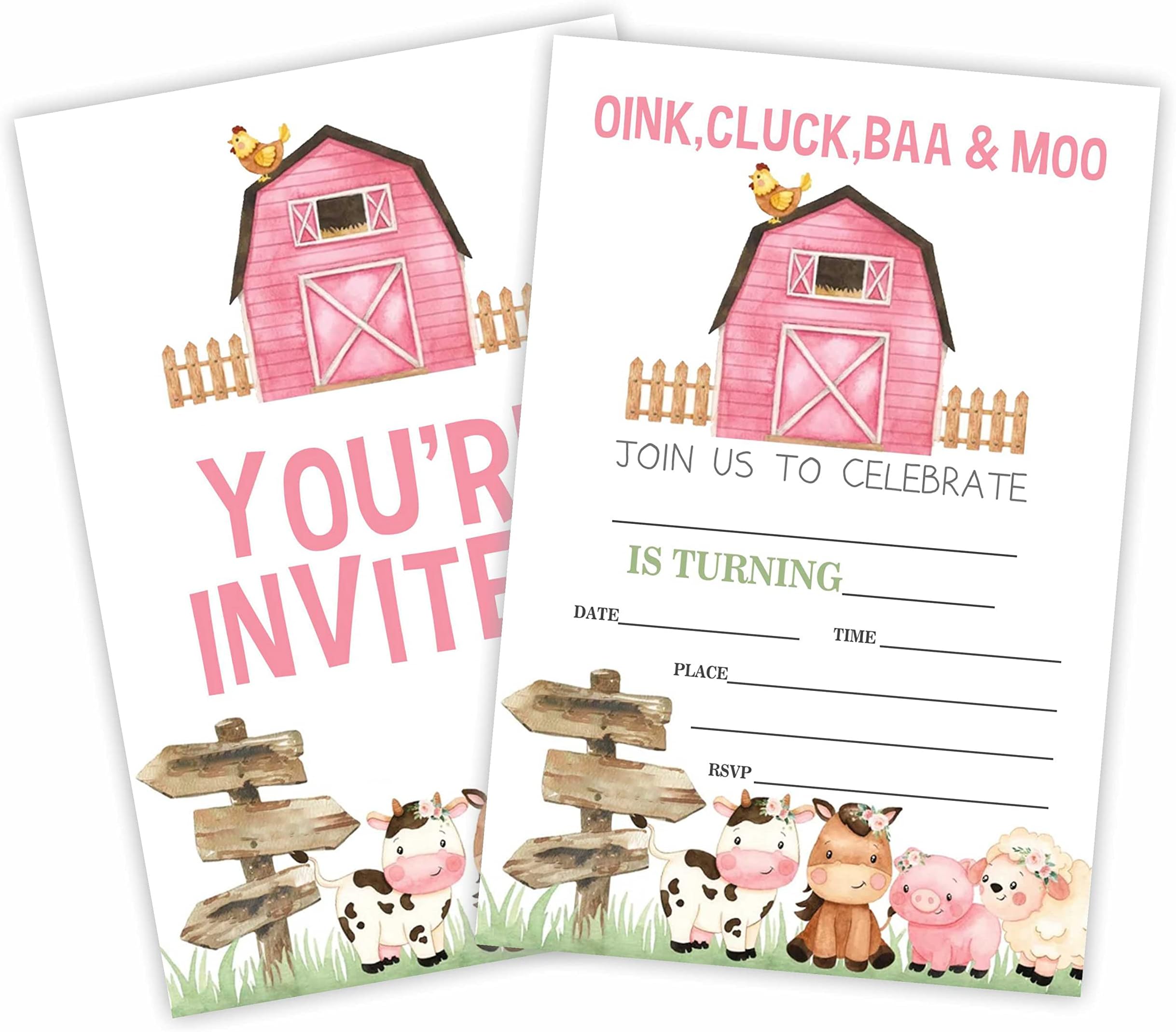 Amazon.com : Birthday Party Invitation, Ocean Theme Invite Cards（20 ...