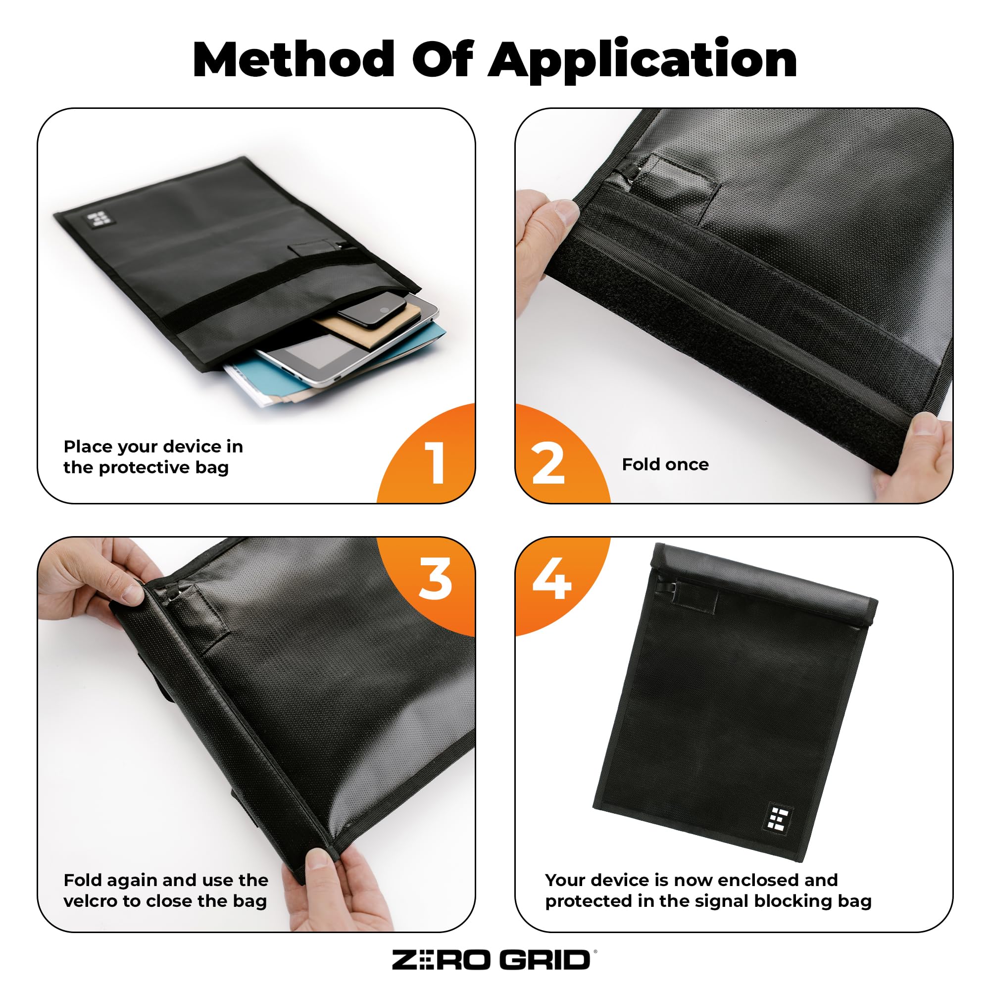 Snapklik.com : Large Faraday Bags 3 Pack Signal Blocking RFID Pouch For ...