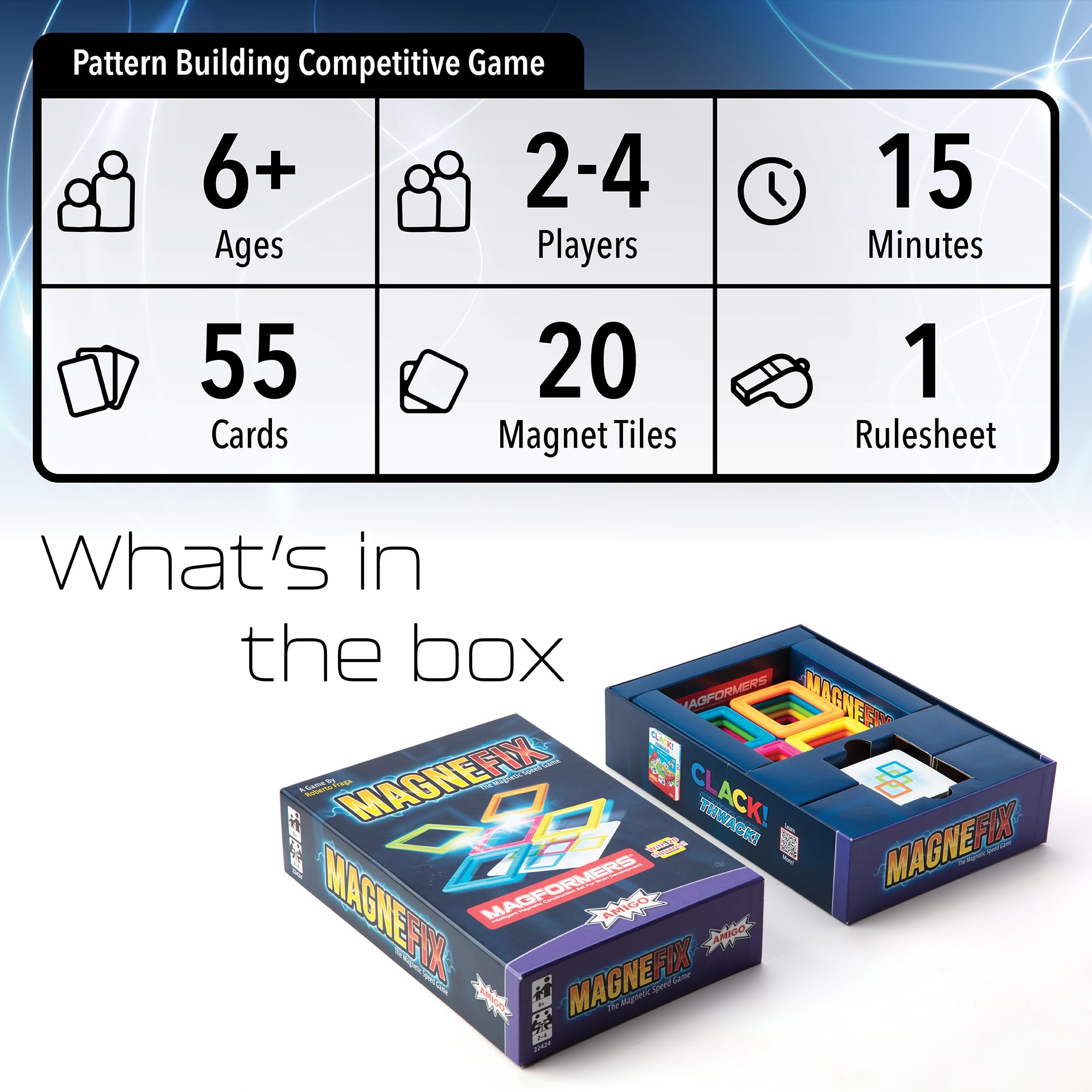 Snapklik.com : AMIGO Games MAGNEFIX Magnetic Game, Family Games For ...