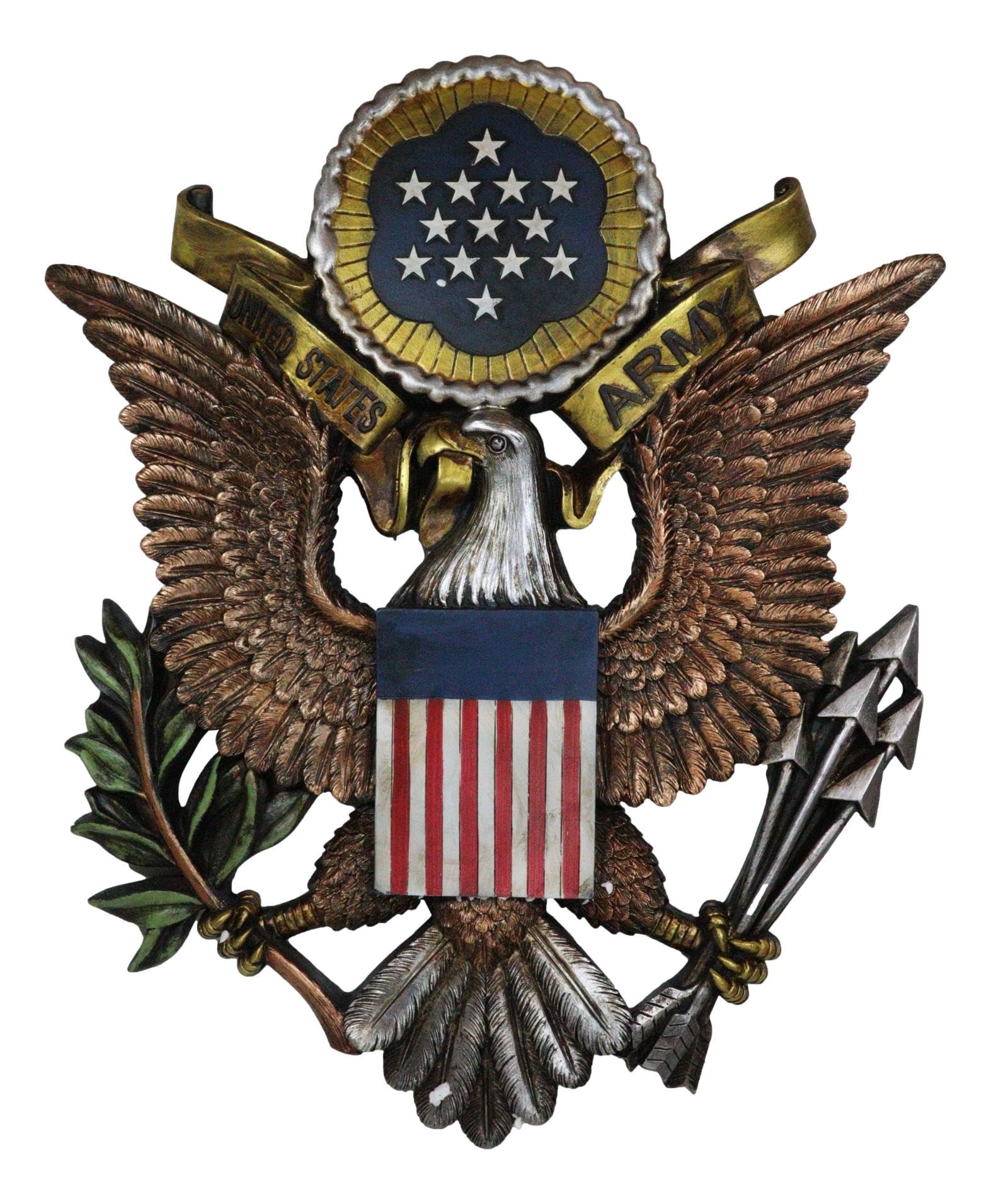 Amazon.com: Ebros Gift Patriotic US United States Army Military Branch ...