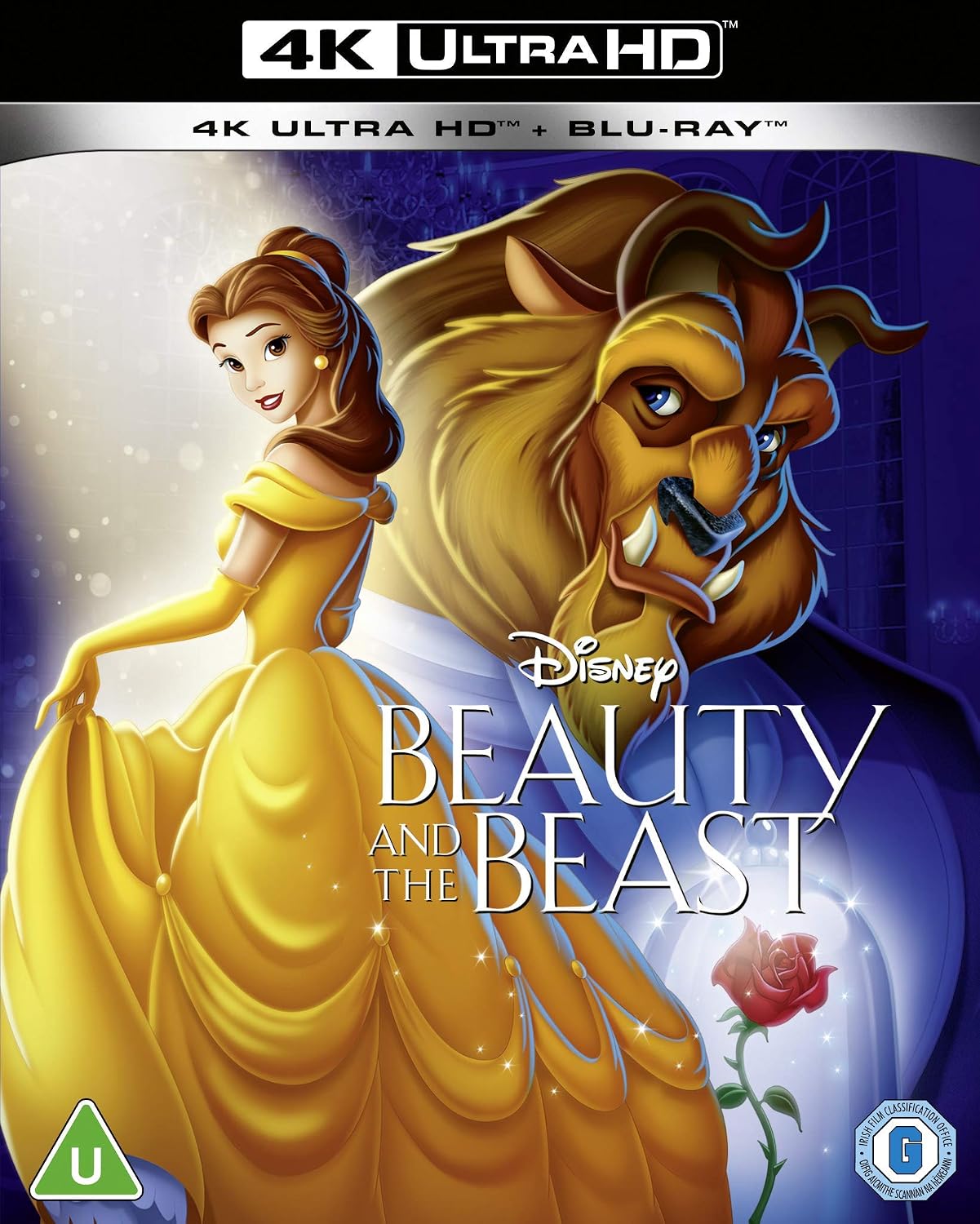 Amazon.com: Disney La Bella y la Bestia (animado) UHD [Blu-ray] [2021 ...