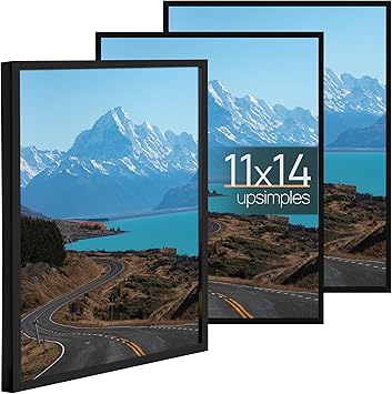 Amazon.com - upsimples 11x14 Picture Frame Set of 3, Made of High Definition Glass for 11 x 14 ...