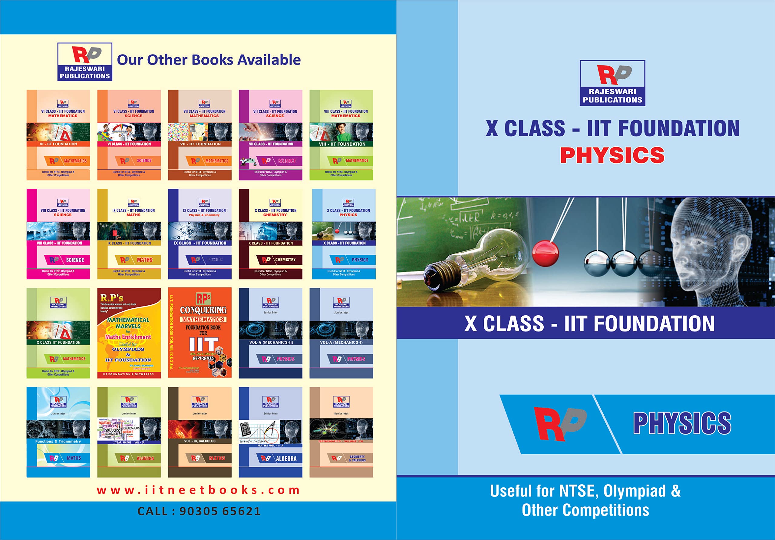 Buy IIT FOUNDATION PHYSICS CLASS 10 Book Online at Low Prices in India ...