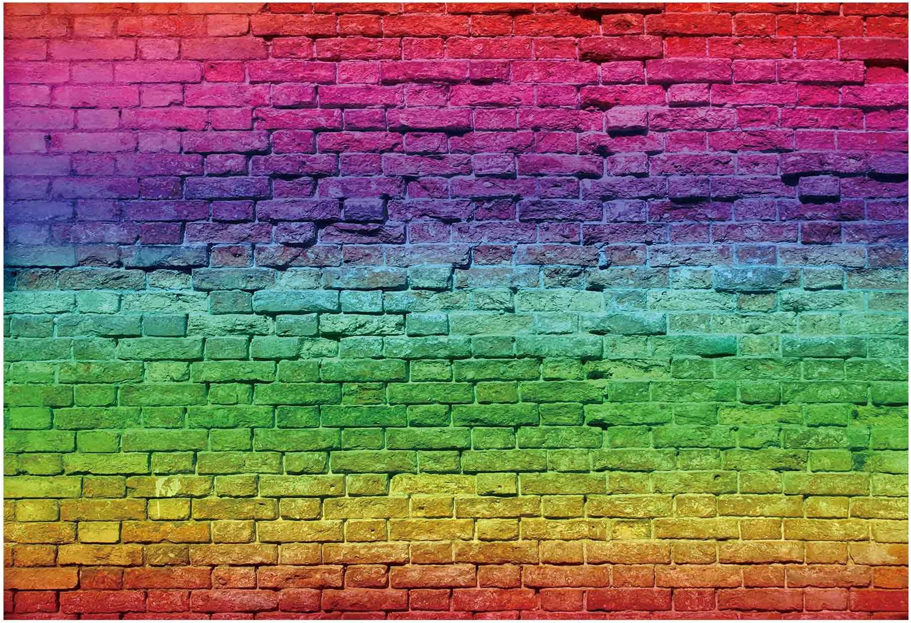 Amazon.com : ZTHMOE 72x43inch Fabric Colorful Pride Month Backdrop LGBT ...