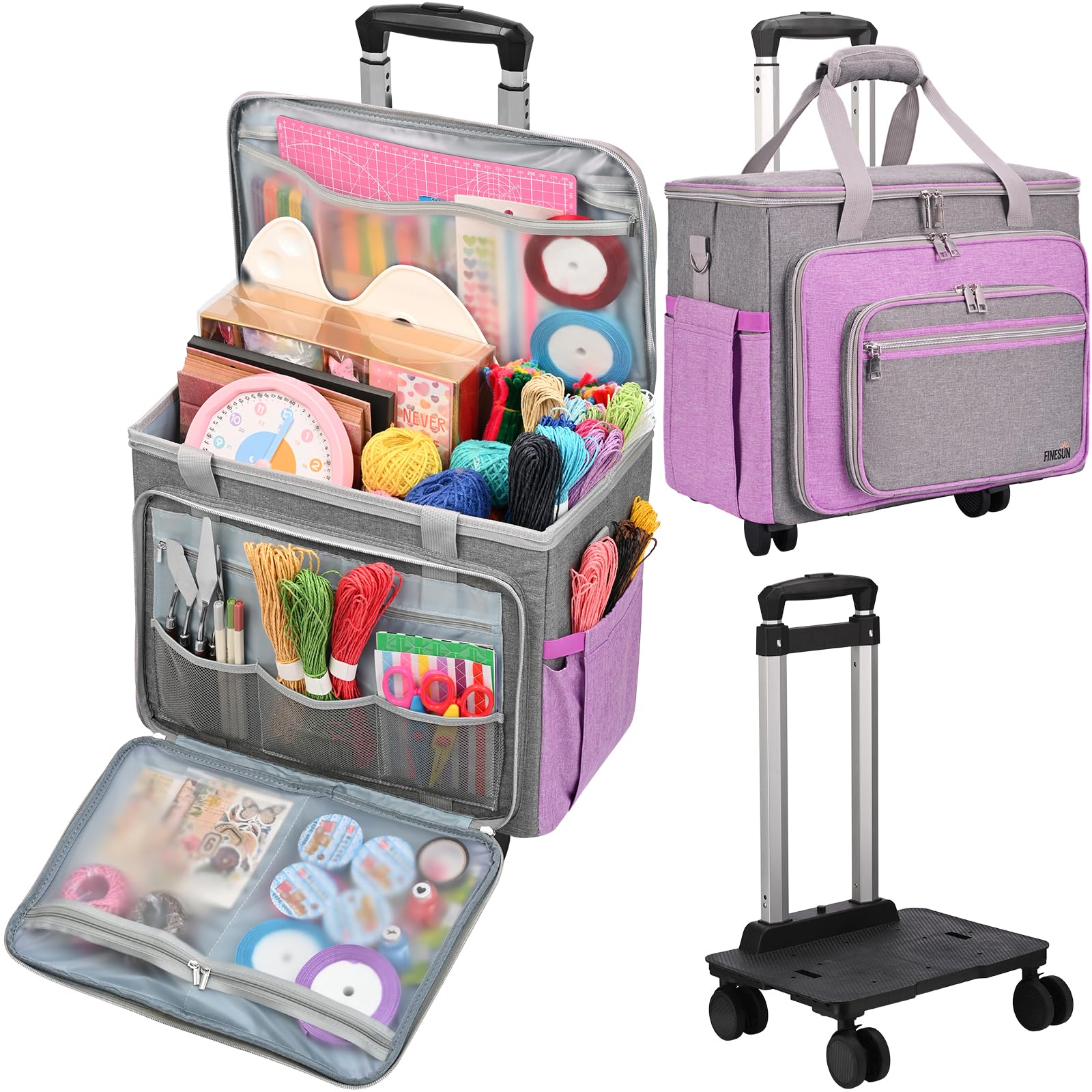 Scrapbook Suitcase On Wheels Everything Mary Scrapbook Tote On Wheels