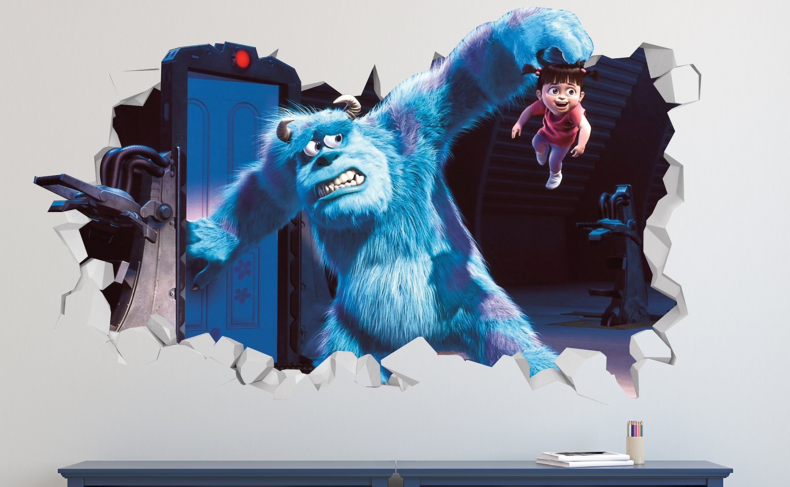 Monsters Inc Bedroom Decor Monsters Academy Disney Wall Sticker