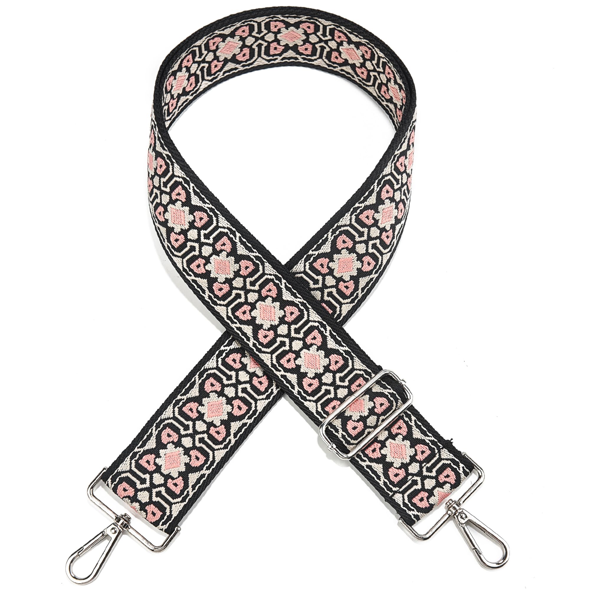 Amazon.com: LVYOUME Bag Strap Silver Hardware 2" Wide Replacement ...
