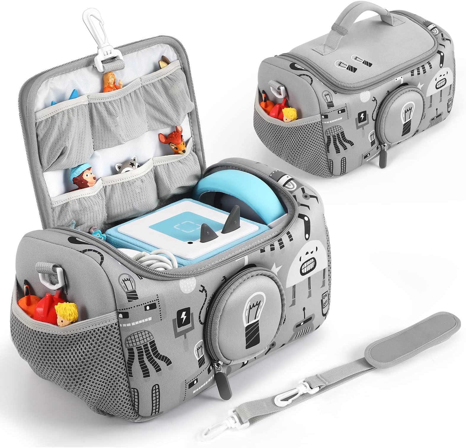 Amazon.com : Bevegekos Storage Carrying Case Bag for Tonies/Storypods ...