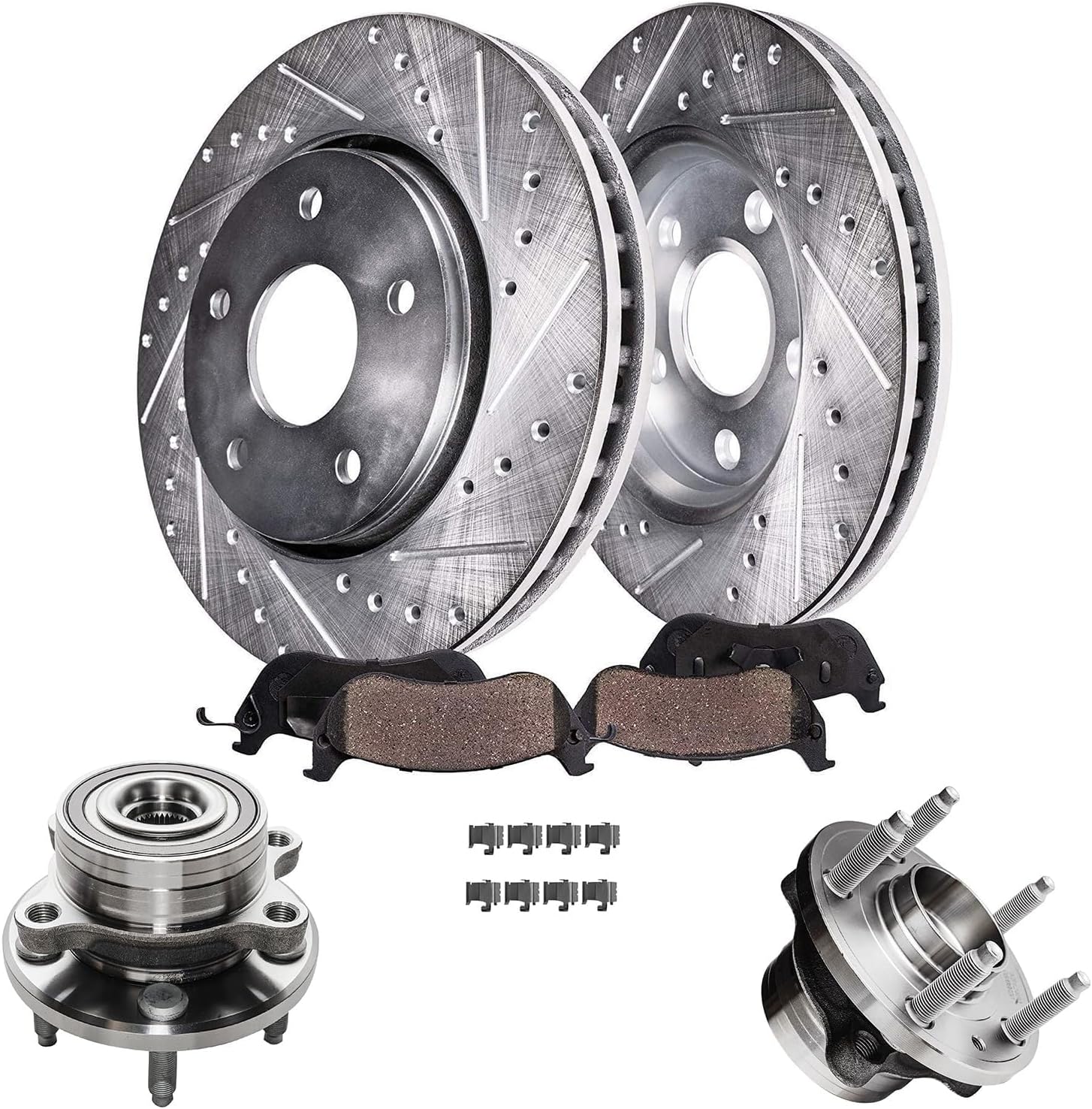 Amazon.com: Detroit Axle - Front Brake Kit for Ford 2013-2019 Explorer ...
