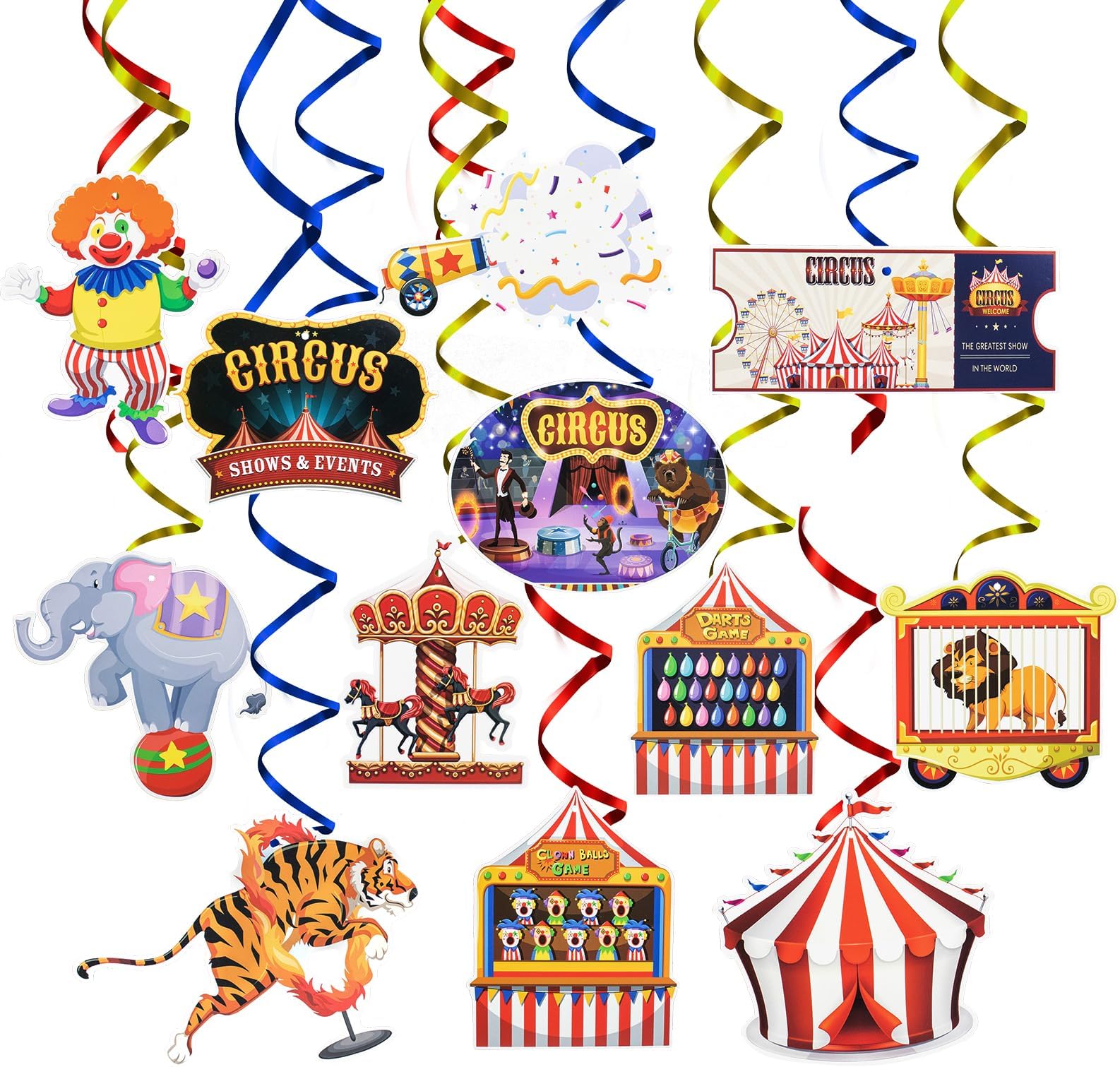 Amazon.com: 20Pcs Gymnast Birthday Party Decorations Gymnastics Theme ...